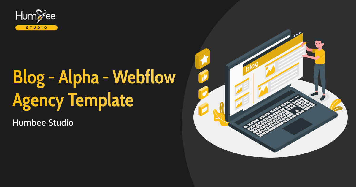 Blog - Alpha - Webflow Agency Template